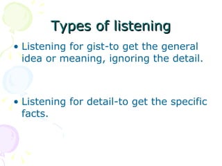 Teaching listening and speaking | PPT