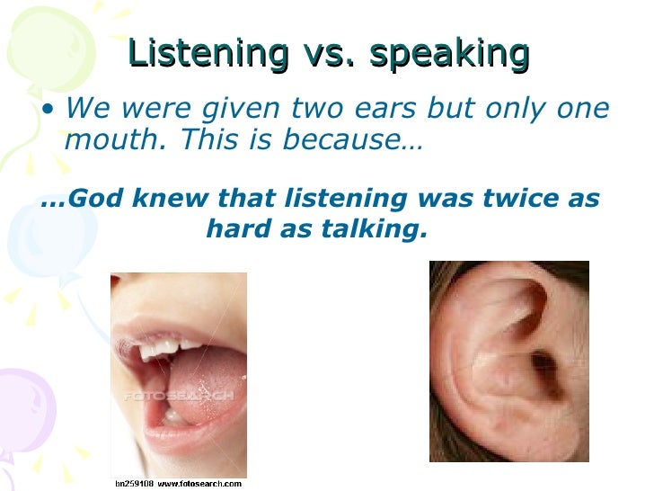 Teaching listening and speaking
