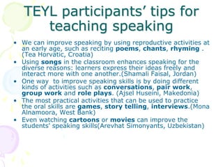 Teaching listening and speaking | PPT