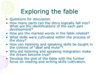 Teaching listening and speaking | PPT