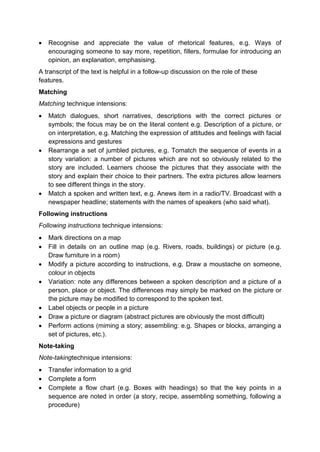 Teaching listening (by shyam pandey) | PDF