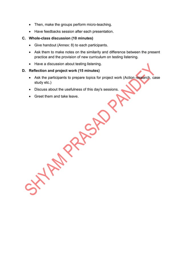 Teaching listening (by shyam pandey) | PDF