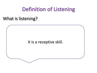 Teaching listening in secondary schools | PPT