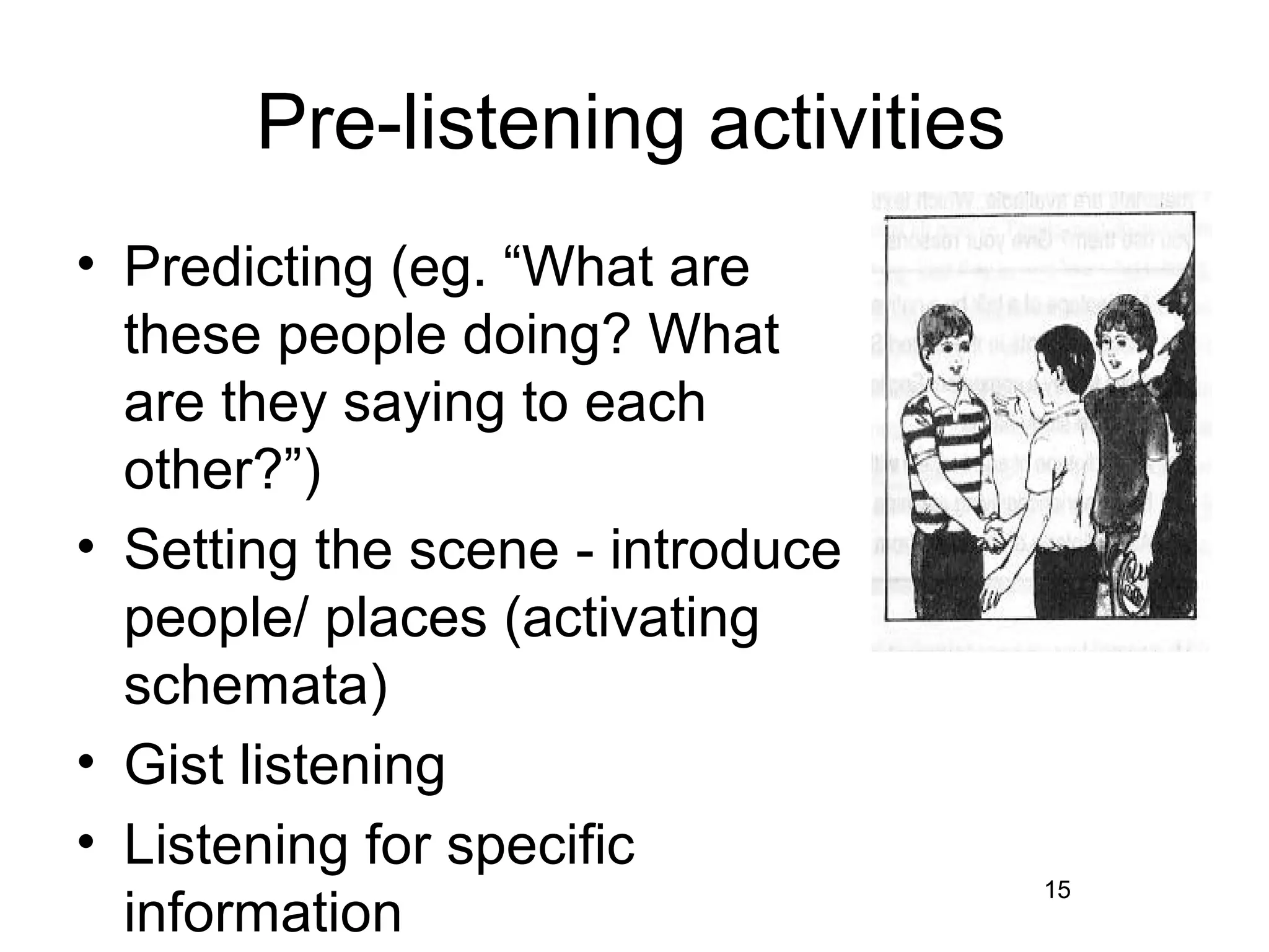 Teaching listening ppt | PPT