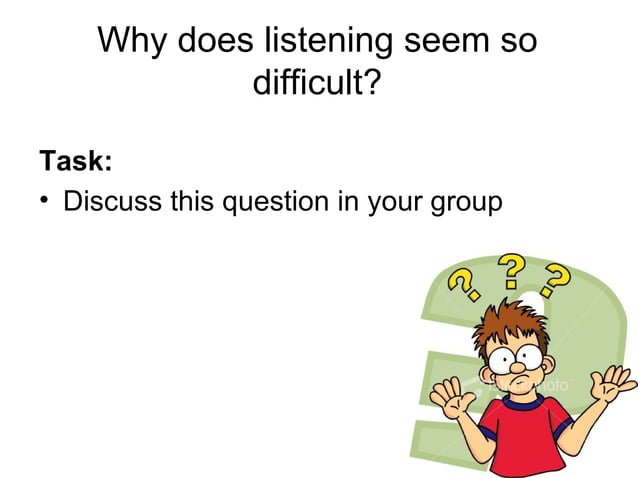 Teaching listening ppt | PPT