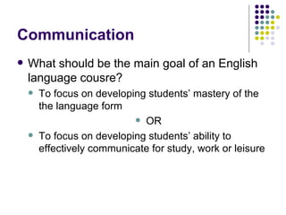 Teaching listening skills and Spoken Communication Skills | PPT