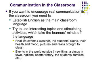 Teaching listening skills and Spoken Communication Skills | PPT