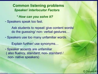 Teaching listening workshop | PPT