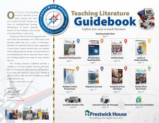 Teaching Literature Guidebook | PDF