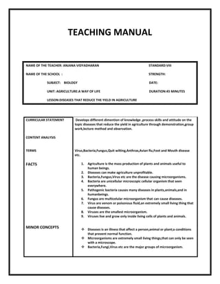Teaching manual | DOCX