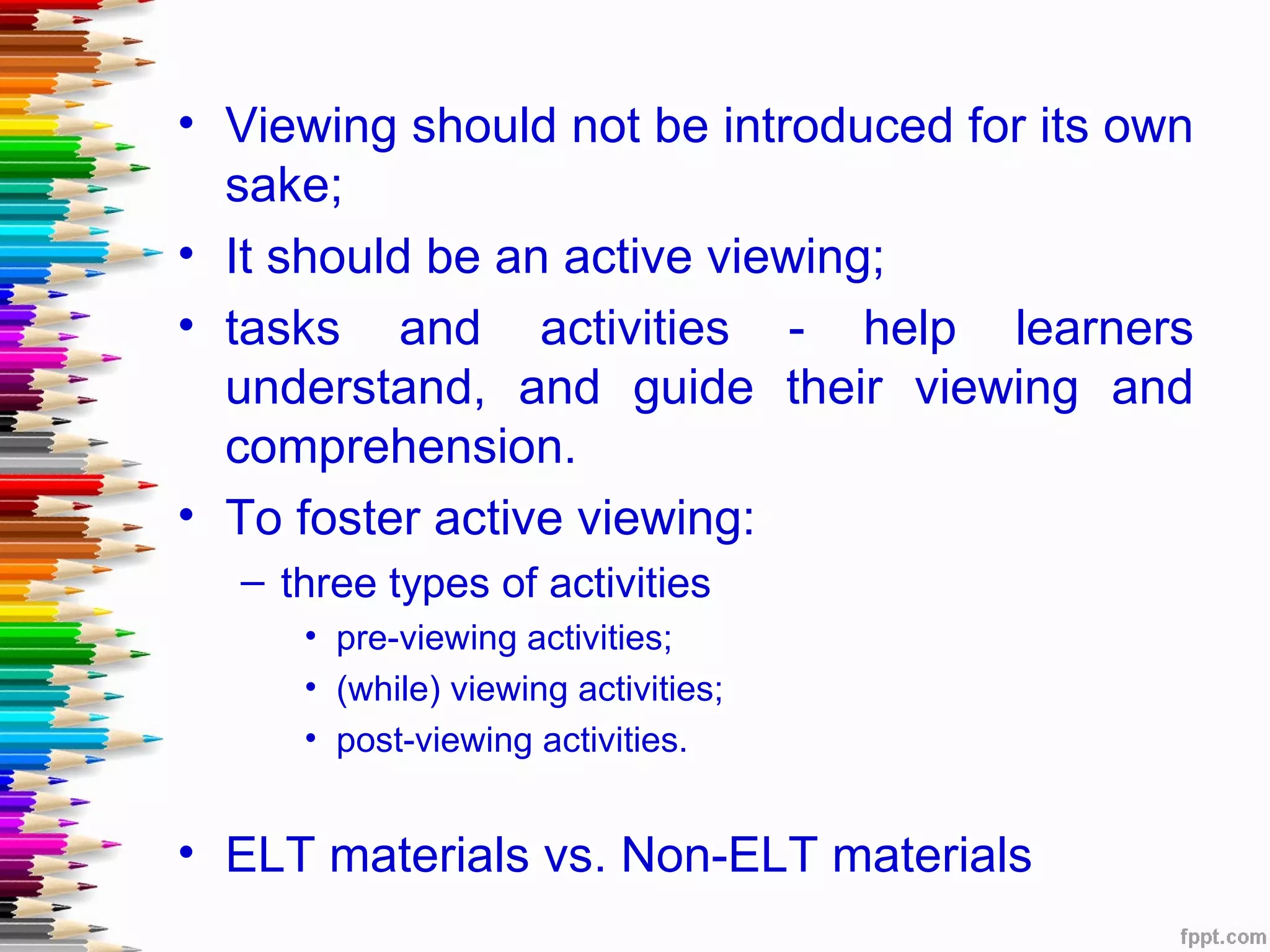 Teaching materials and resources | PPT