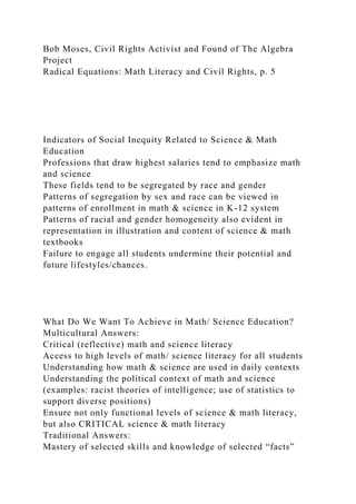 Teaching Math and Science MulticulturallyEDF 2085Prof. Mukhe.docx