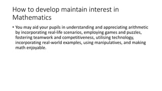 Teaching Mathematics .pptx