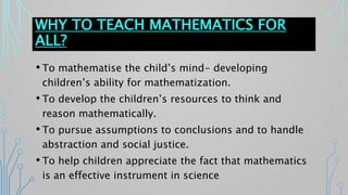 teaching mathematics for all -poorvi kr prasad.pptx