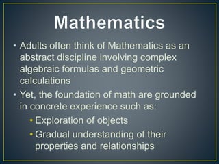 Teaching mathematics in the early years | PPTX