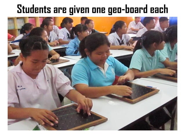 Teaching mathematics with geo boards | PPT