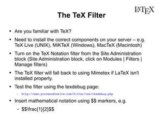 Teaching Mathematics With Moodle | PPT
