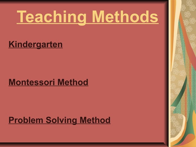 Teaching method | PPT
