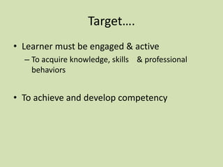 Teaching Methods aligned to objectives | PPTX