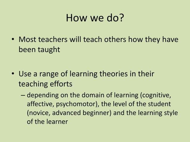 Teaching Methods aligned to objectives | PPTX | Educational Assessment | Education