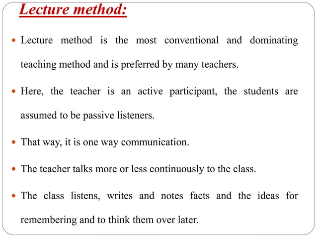 Teaching methodologies | PPTX