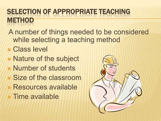 Teaching methodology | PPTX
