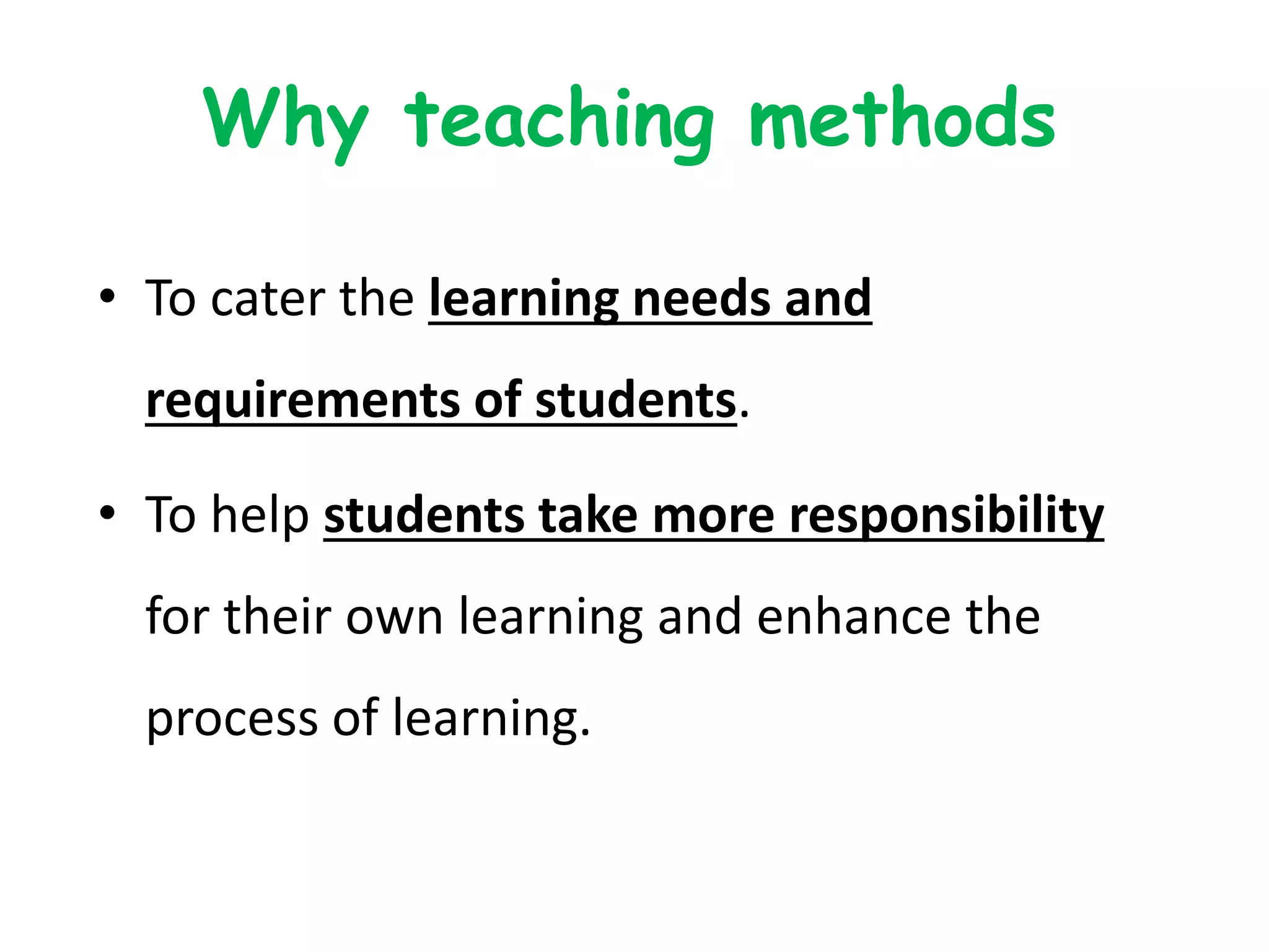 Teaching methods | PPT