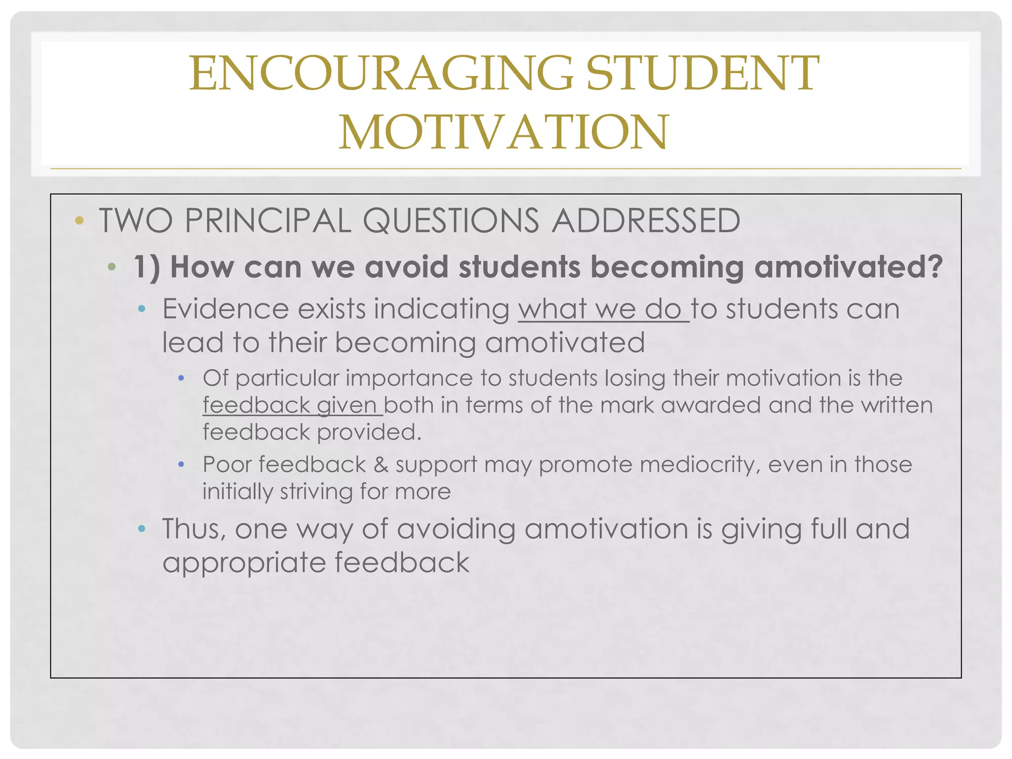 Teaching methodology motivating students | PDF