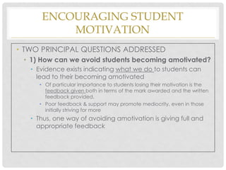 Teaching methodology motivating students | PDF