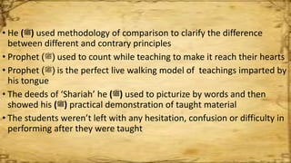 Teaching Methodology of Prophet Muhammad (saw) | PPTX