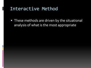 Teaching methods | PPTX
