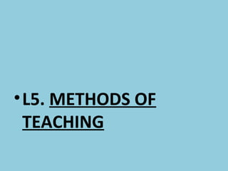 Teaching methods | PPT
