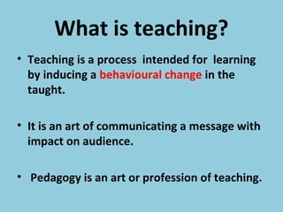 Teaching methods | PPT