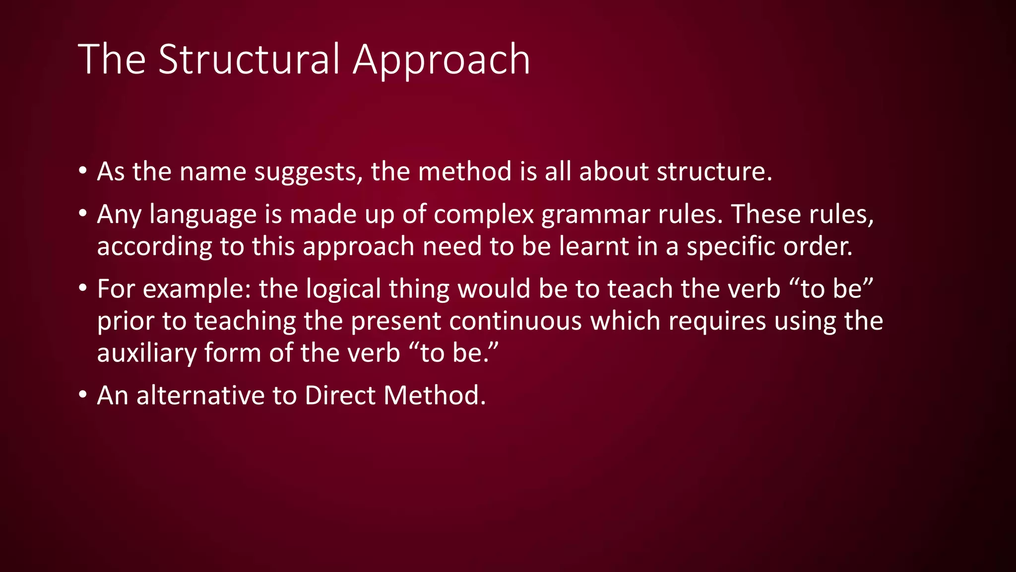 Teaching methods to teach English | PPTX