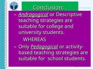 teaching methododologies/andragogies.ppt