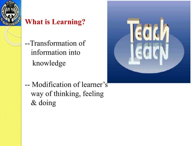 Teaching Learning methods 19-09-17 | PPTX