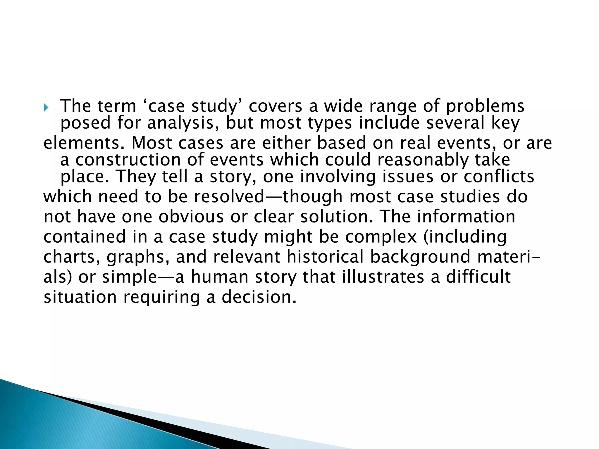 Teaching methods for case | PPTX