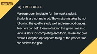 TEACHING METHODS FOR WEAK STUDENTS | PPTX
