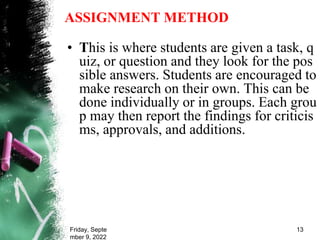 Teaching methods in Chemistry.pptx