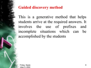 Teaching methods in Chemistry.pptx