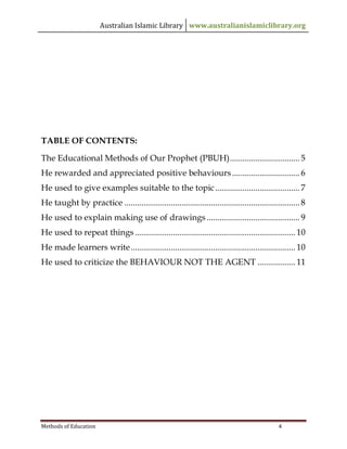 Table Of Contents The Prophet