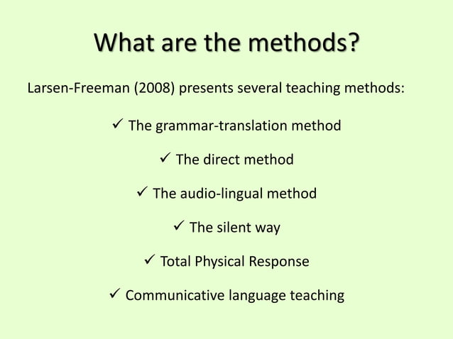 Teaching methods pdf | PDF | Education
