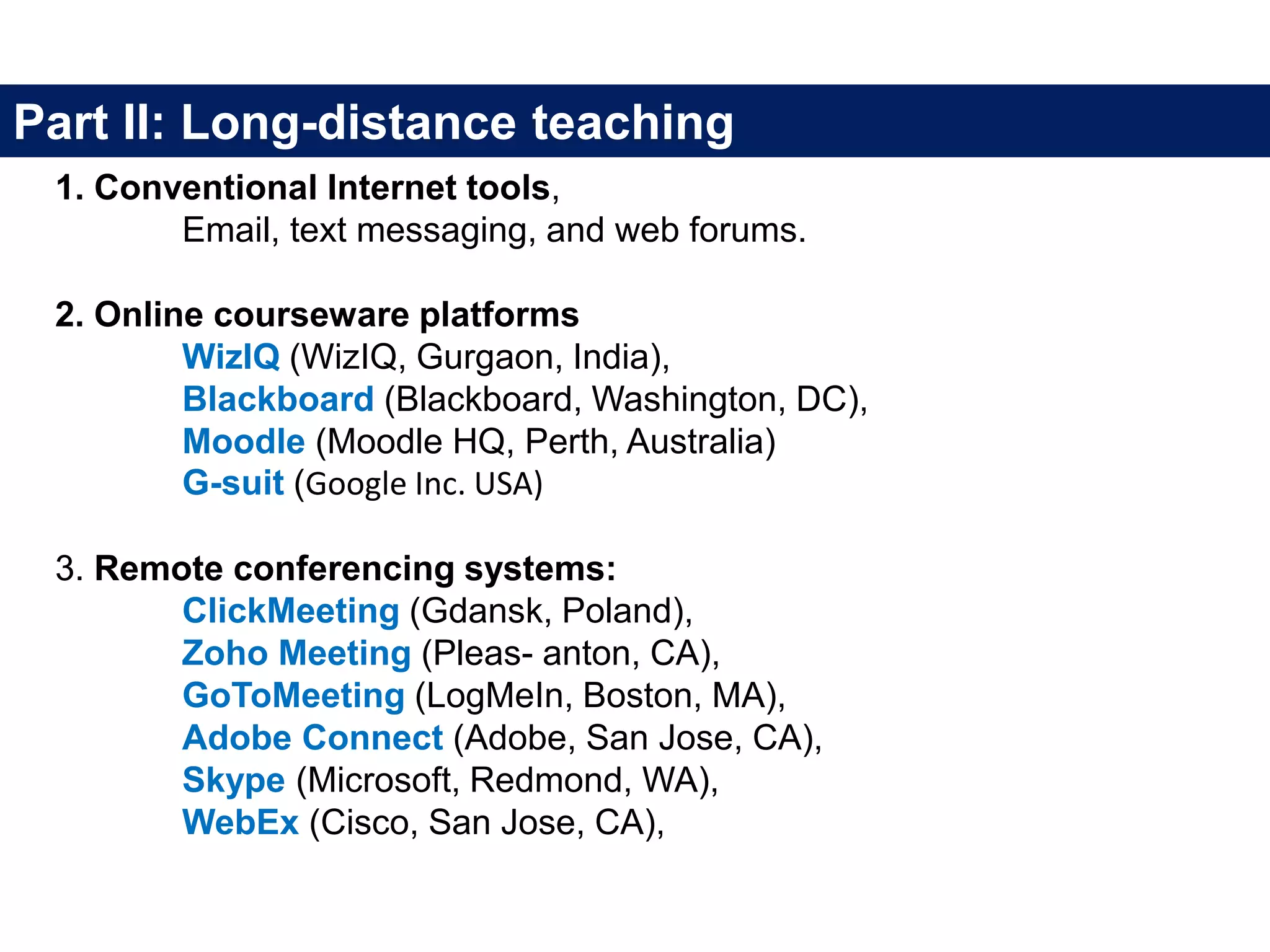 Conventional, non-conventional and Innovative mode of teaching | PPTX