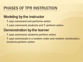 Teaching Metodologies - Total Physical Response (TPR).pptx