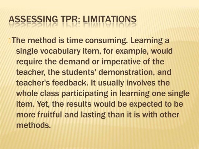 Teaching Metodologies - Total Physical Response (TPR).pptx