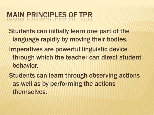 Teaching Metodologies - Total Physical Response (TPR).pptx