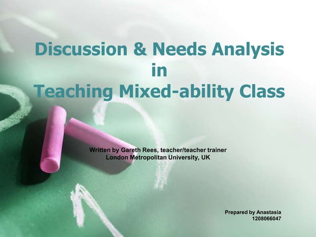 Teaching Mixed Ability Class | POTX