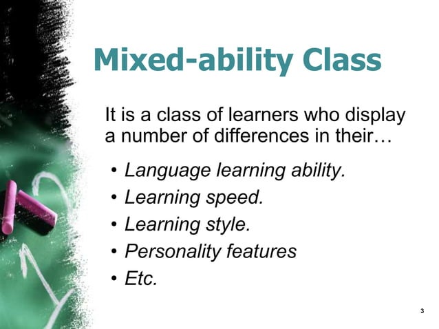 Teaching Mixed Ability Class | POTX