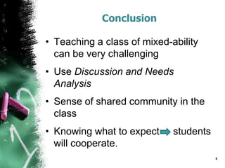 Teaching Mixed Ability Class | POTX