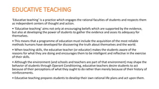 Teaching Modalities | PPTX